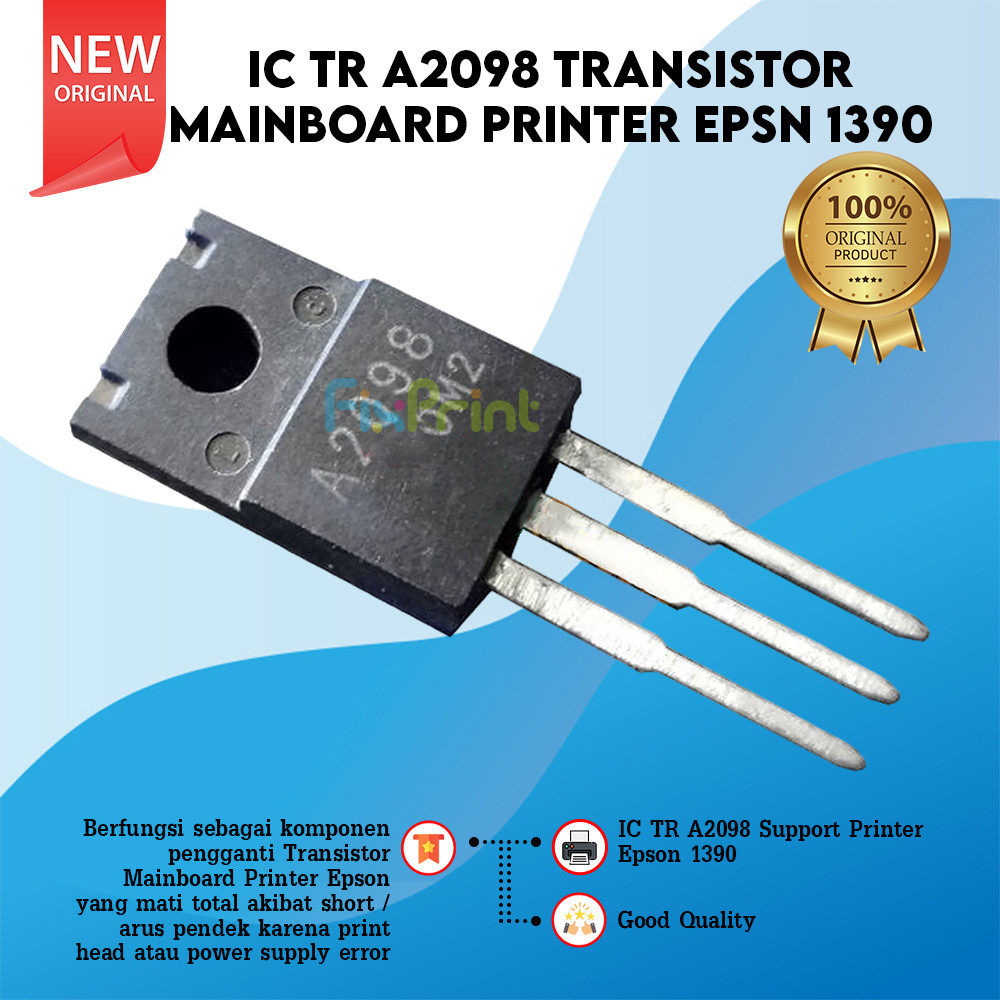 Jual IC TR A2098 Transistor Printer 1390 For Board Printer 1390 / T1100 ...