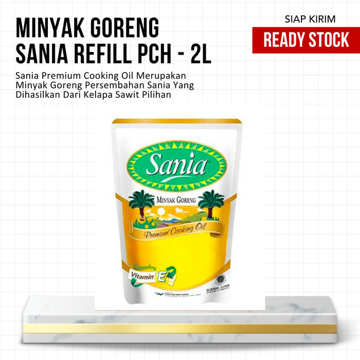 Jual MINYAK GORENG SANIA 2L / SANIA REFILL 2 LITER | Shopee Indonesia