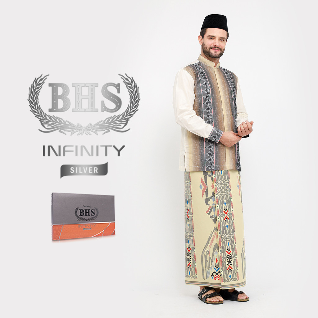 Jual Sarung BHS Infinity Silver Motif V32 PKF Kuning Pudar | Shopee ...