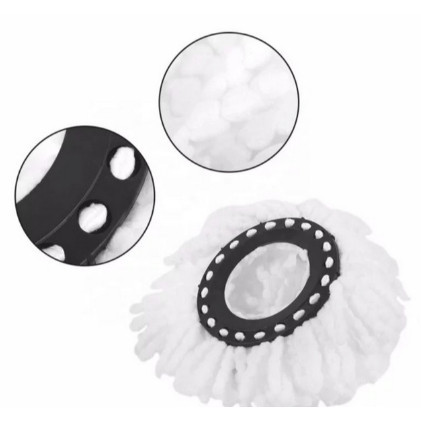 Jual Kain Pel Lantai Spin Mop Bulat Refill Microfiber Super Pell Spin ...