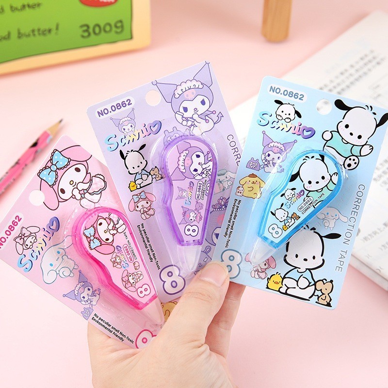 Jual BEST TIP-EX PEN CORRECTOR TAPE MINI MOTIF KARAKTER KARTUN LUCU ...