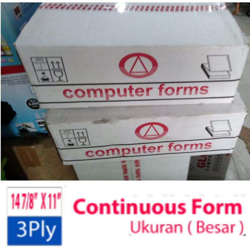 Jual Kertas Continuous Form Paper 14 7/8 x 11 " ( Besar ) B3 Ply NCR ...