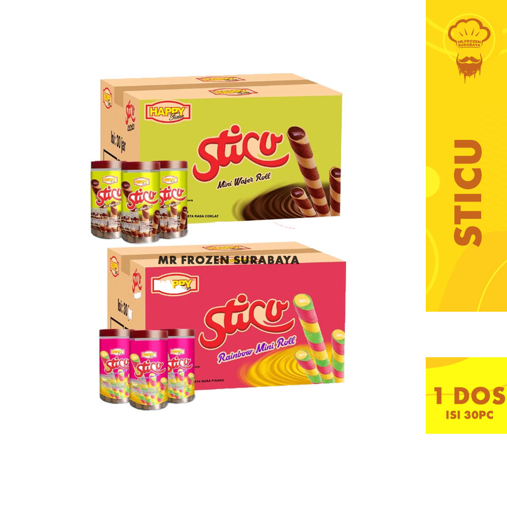 Jual [1 DUS ISI 30PC x 30gr] Happy Time Astor Sticu Mini Wafer Roll ...