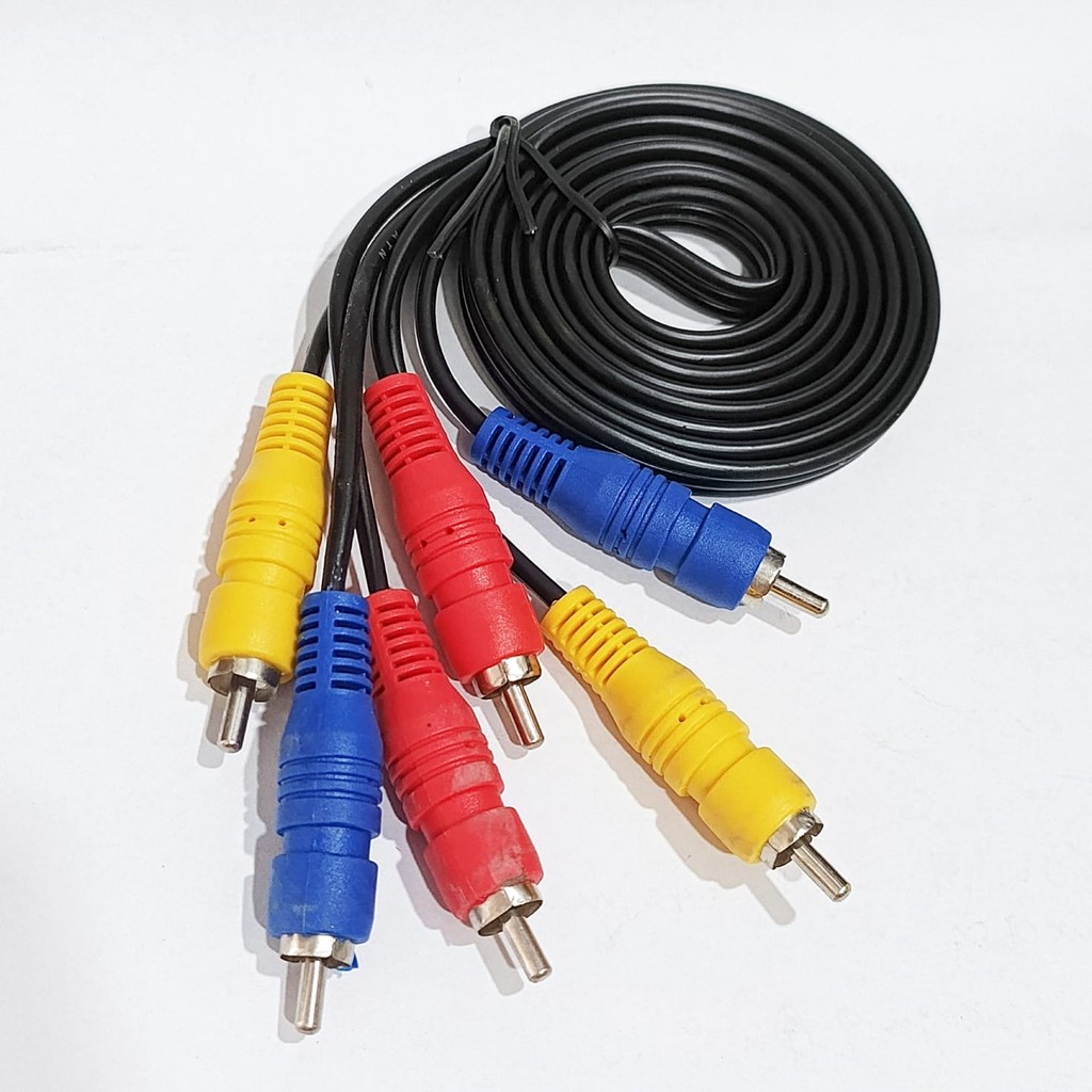 Jual KABEL SET TOP BOX RCA PREMIUM 3 PIN TV DVD | Shopee Indonesia
