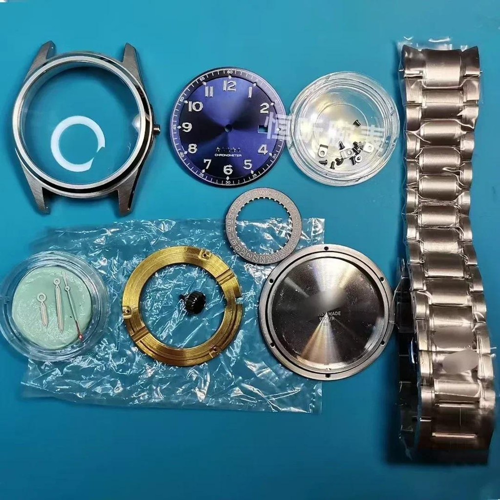 Jual 42MM Watch Accessory Sets Case Dial Hands Strap FOR ETA 2824 2892 ...