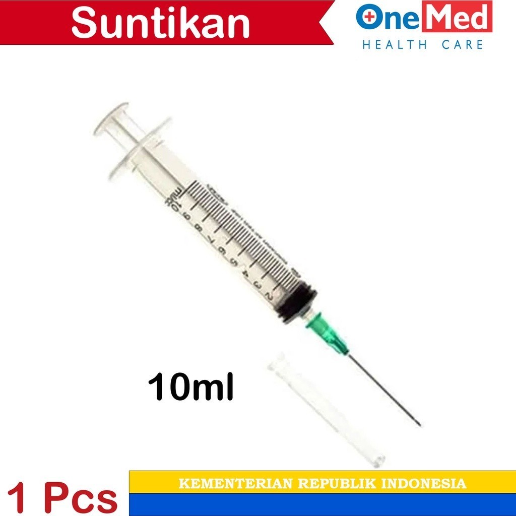 Jual Syringe 10cc OneMed / Spuit Onemed 10ml Pcs | Shopee Indonesia
