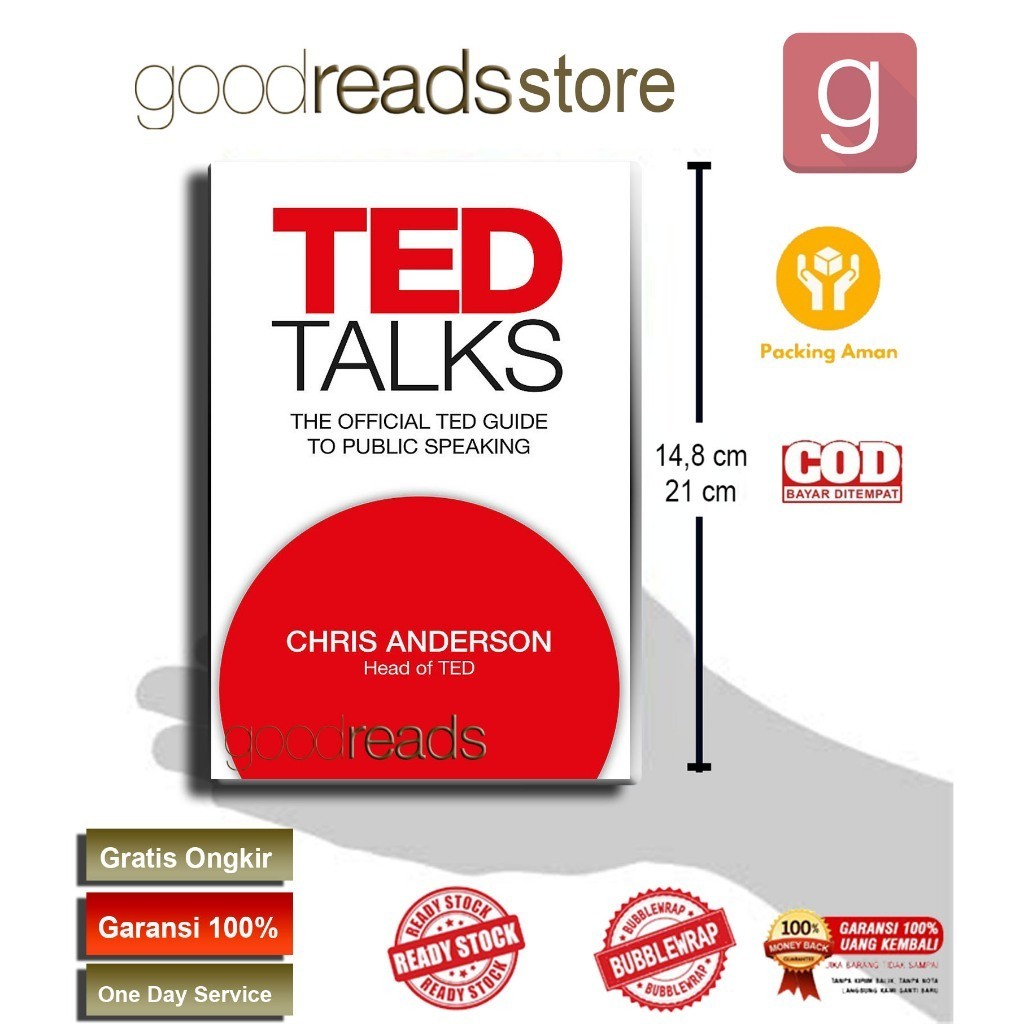 Jual TED Talks: The Official TED Guide to Public Speaking - Chris Anderson (English) | Shopee ...