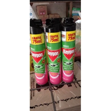 Jual Baygon semprot besar 600 ml plus | Shopee Indonesia
