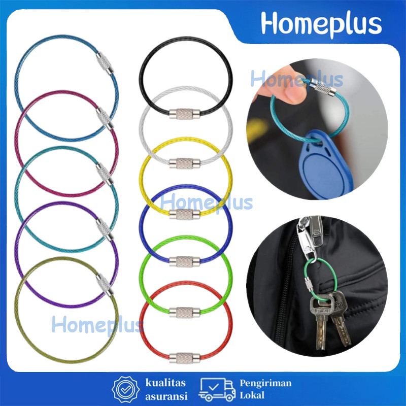 Jual HomePlus Tali Besi Metal Stainless Steel Wire Hanging Warna-Warni ...