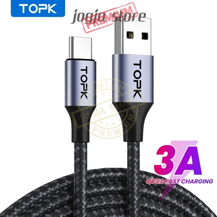 Jual Kabel Charger USB Type C / Micro USB Kabel Fast Charging 3A 1M ...