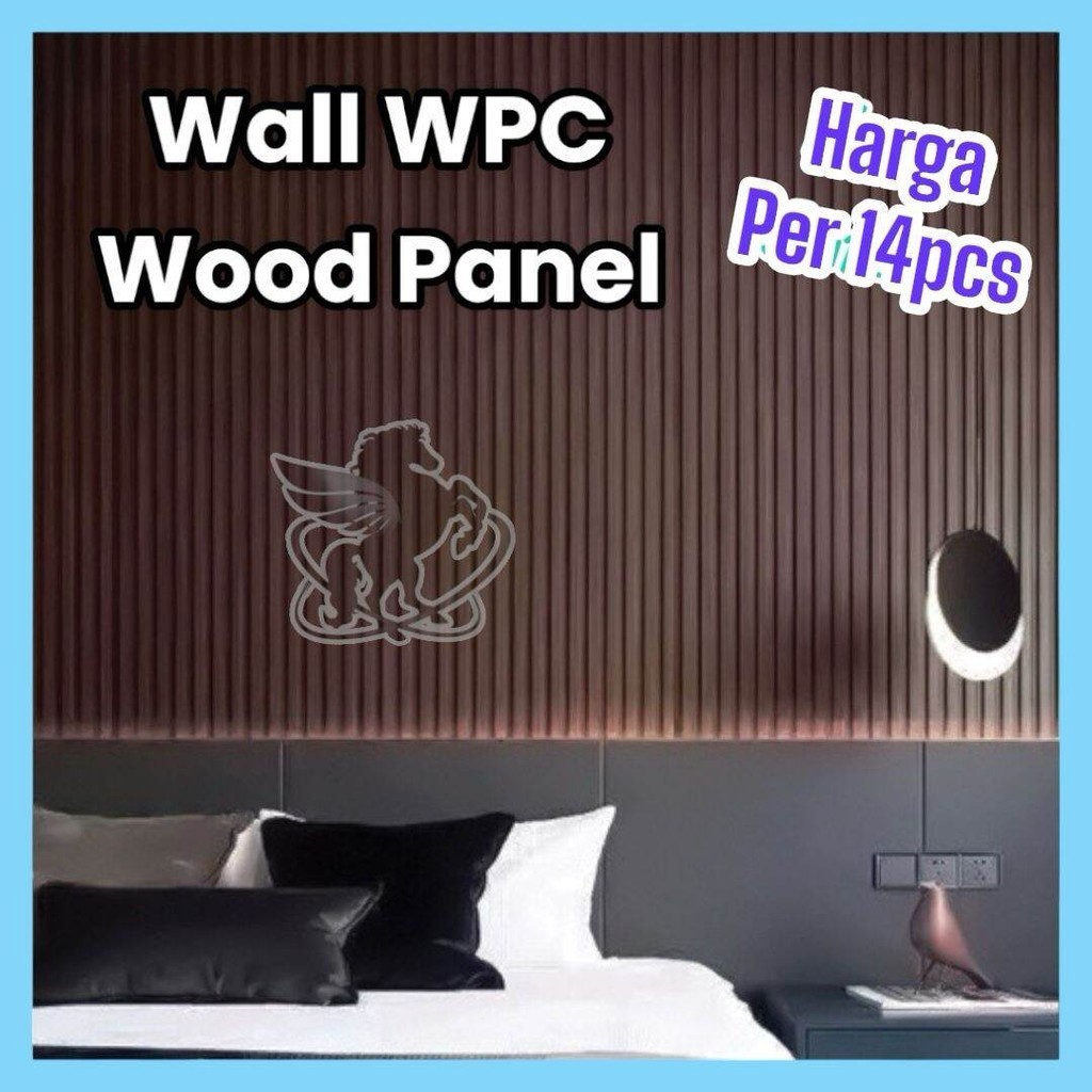 Jual WALL WPC WOOD PANEL ISI 14 PCS WALLPANEL WPC PVC KAYU DINDING ...