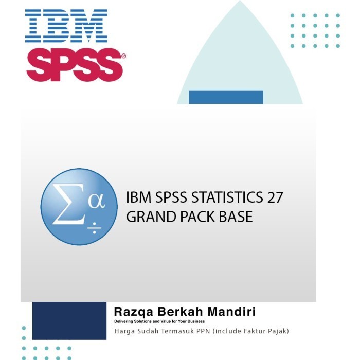 Jual IBM SPSS STATISTICS 27 GRAND PACK BASE 1 year | Shopee Indonesia