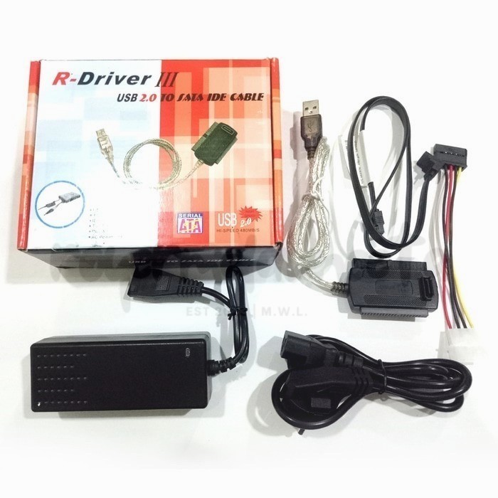 Jual R-DRIVER III CONVERTER HARD DISK USB 2.0 to IDE SATA DOUBLE ...