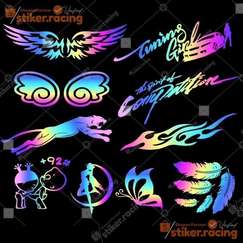 Jual STIKER HOLOGRAM MOBIL STIKER MOBIL KEREN | Shopee Indonesia