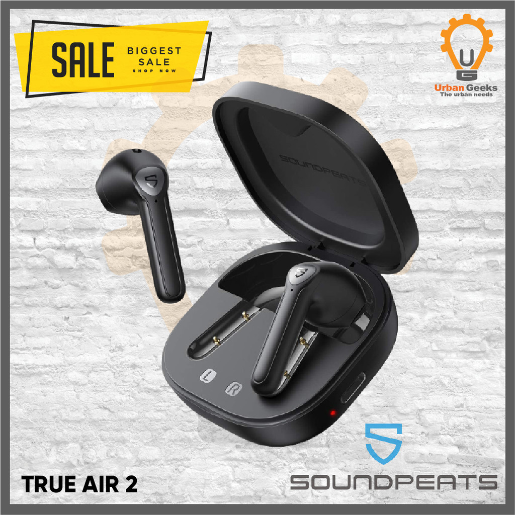 Jual Soundpeats TrueAir 2 TWS APTX Earphone Headset Wireless Bluetooth ...