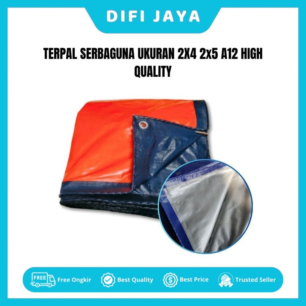 Jual TERPAL SERBAGUNA UKURAN 2X4 2x5 A12 HIGH QUALITY | Shopee Indonesia