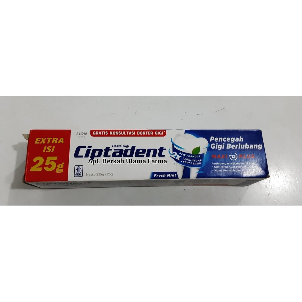Jual Ciptadent maxi 12 plus fresh mint 225gr | Shopee Indonesia