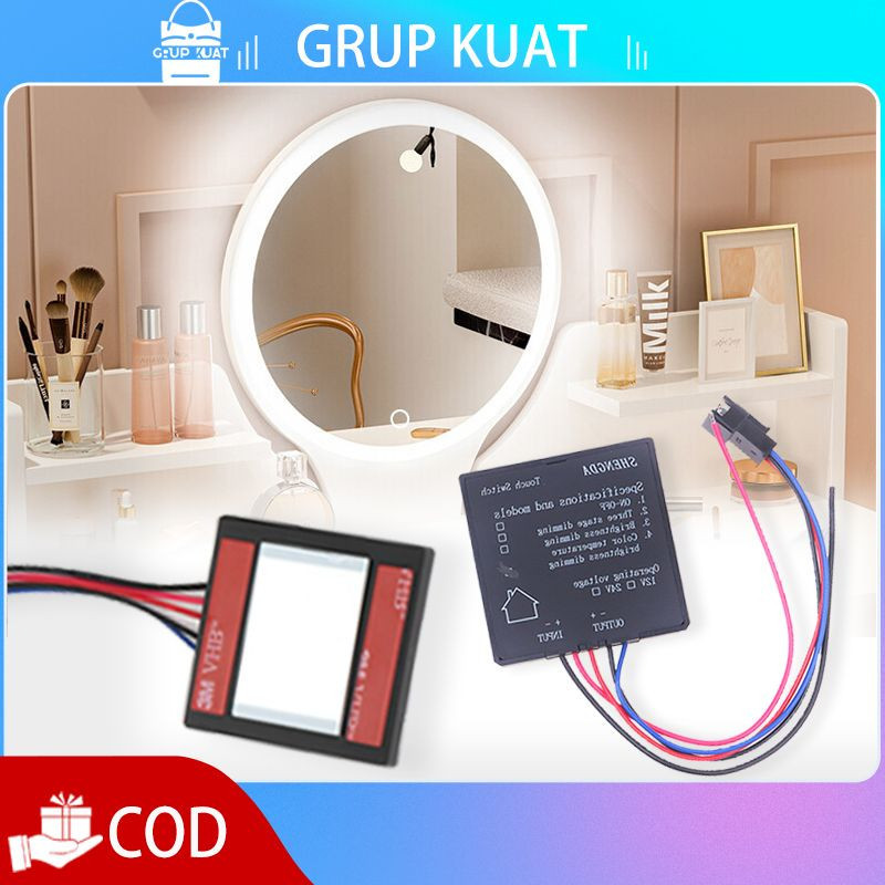 Jual Sakelar Sentuh Sensor 5-12v Untuk Penerangan Cermin Kamar Mandi ...
