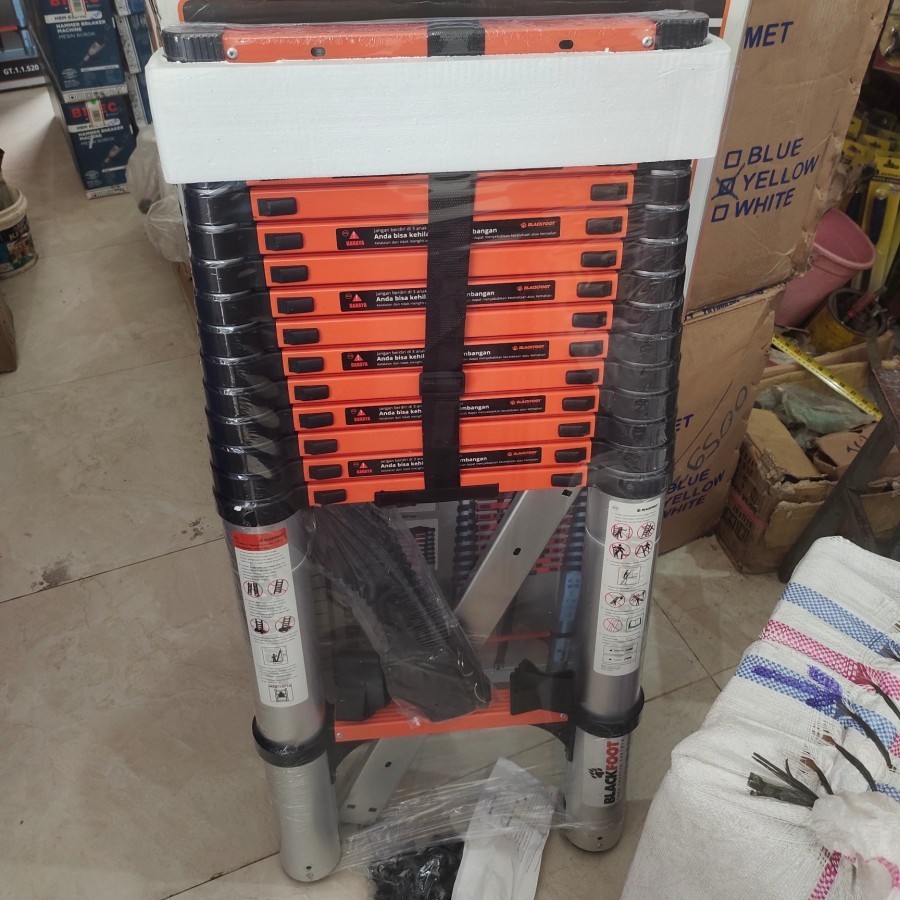 Jual Tangga Susun Tangga Teleskopik Telescopic Tangga Aluminium Single ...