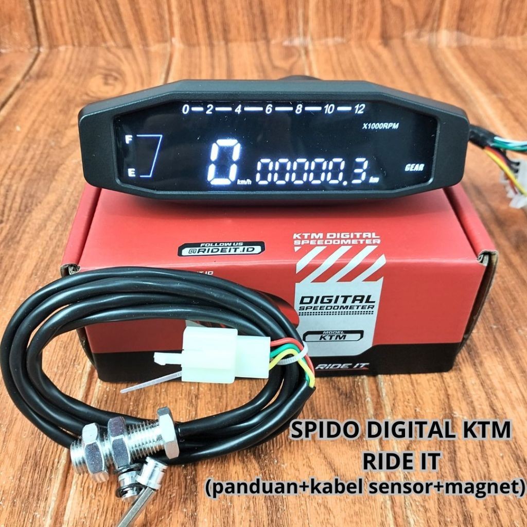 Jual SPEEDOMETER SPIDO MINI KTM DIGITAL VERSI TERBARU FULL DIGITAL ...