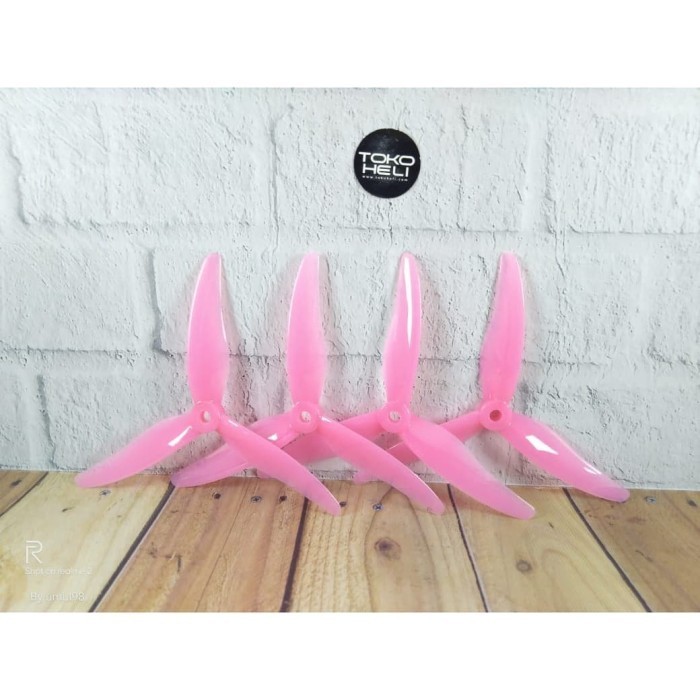 Jual Gemfan Hurricane 51477 Pink Prop 3 Blade Propeller (Set of 4 ...