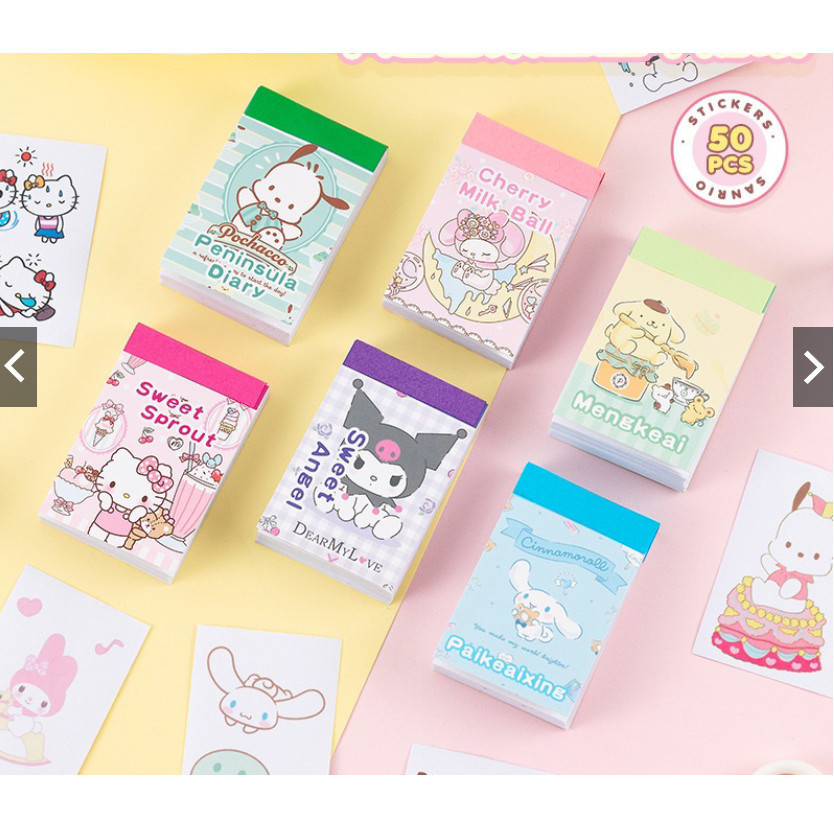 Jual Stiker mini sanrio tumblr hp laptop karakter sanrio 50 lembar ...