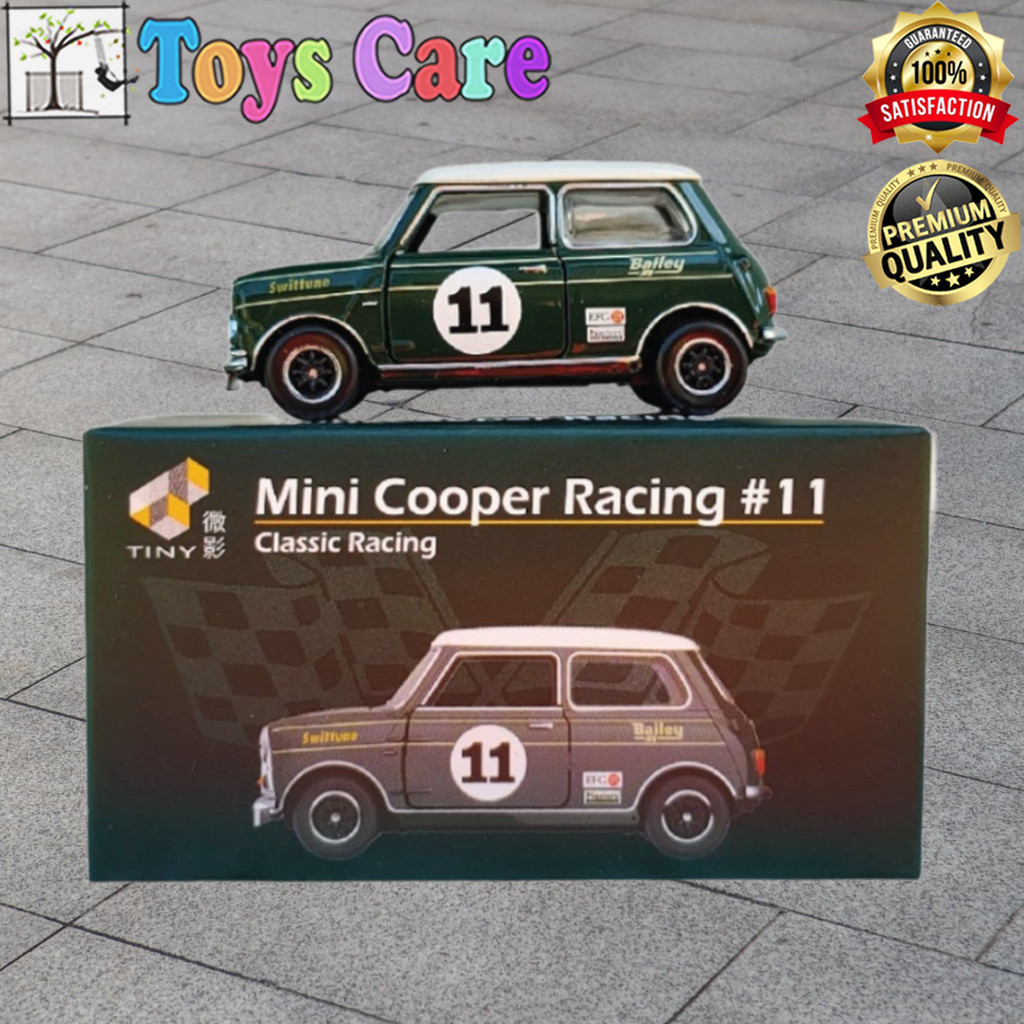Jual TINY MINI COOPER MORRIS CLASSIC RACING 11 - #11 DIECAST MINISCALE BAILEY | Shopee Indonesia