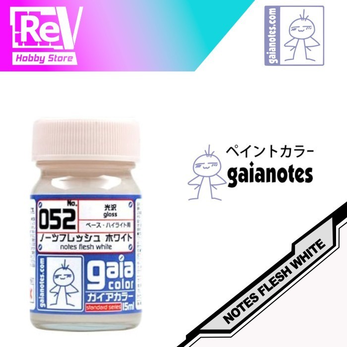 Jual GAIA NOTES PAINT FLESH WHITE GA052 | Shopee Indonesia