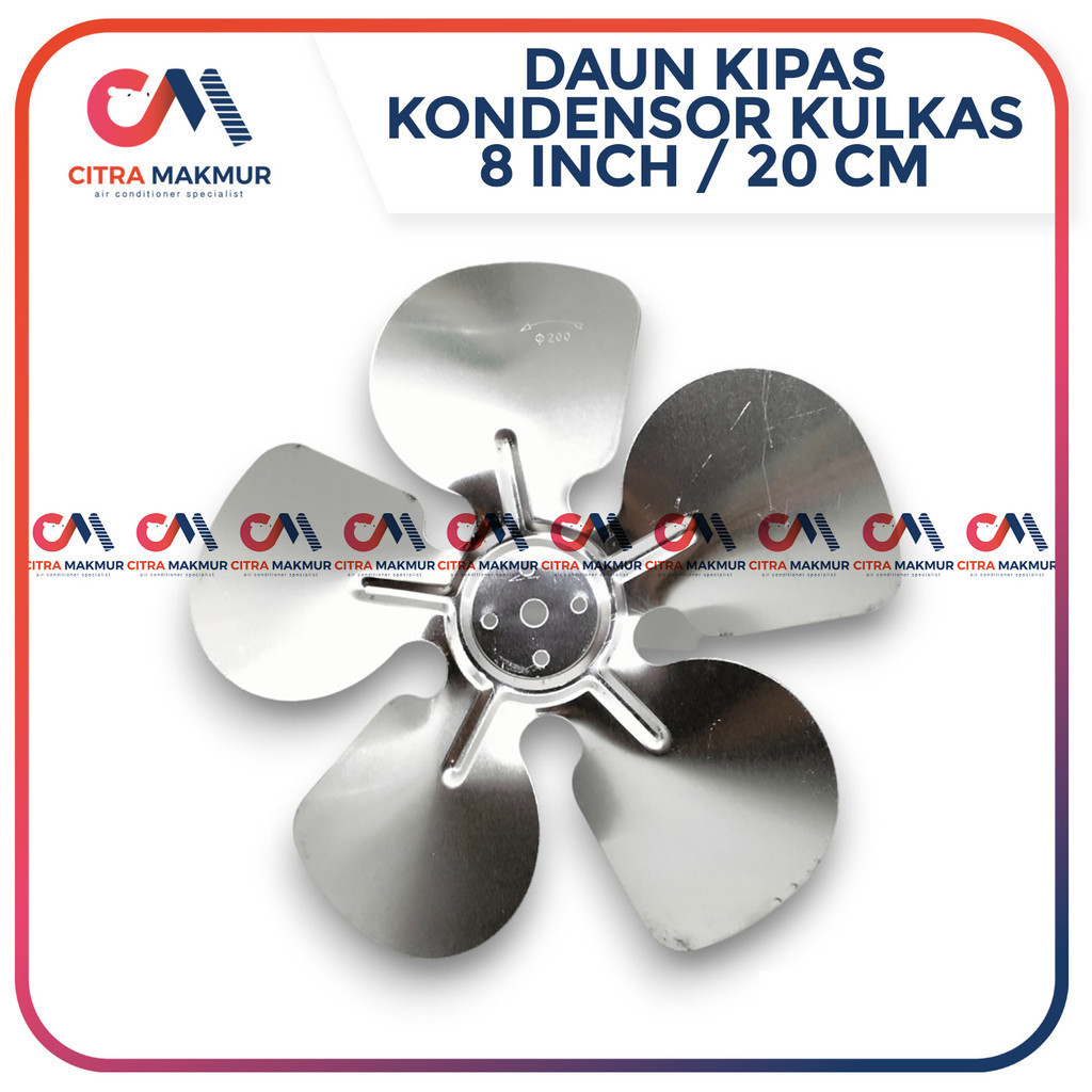 Jual Daun Kipas Fan Kondensor Kulkas Aluminium 8 Inci Blade Besi Inch ...