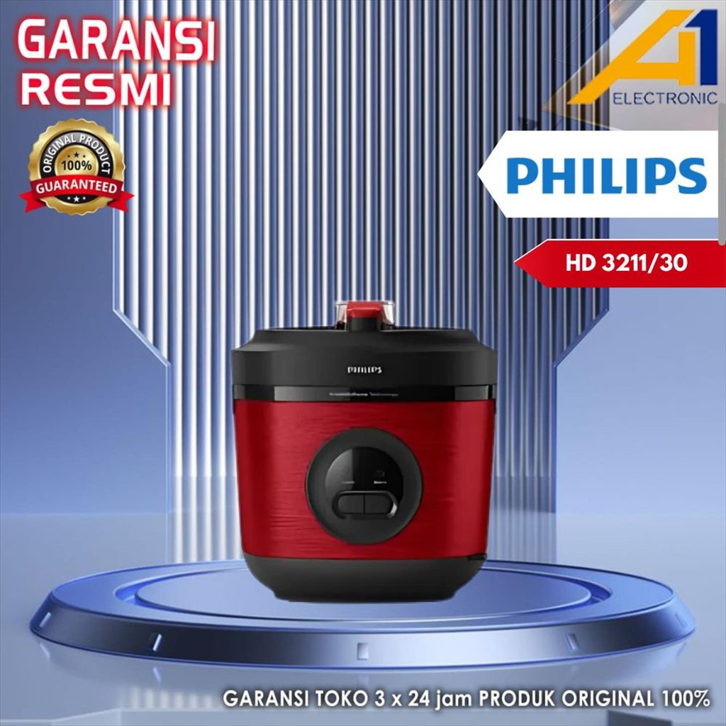 Jual rice cooker PHILIPS HD 3211 / HD3211/30 penanak nasi 1,8 L ...
