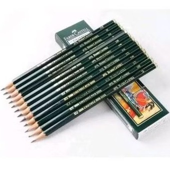 Jual pensil faber Castell 2B ujian computer (12 pcs) READY STOCK ...