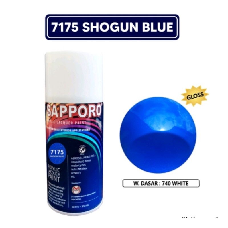 Jual COD GRATIS SAPORO SAPPORO 7175 SHOGUN BLUE 150ml Atau 300ml Biru ...