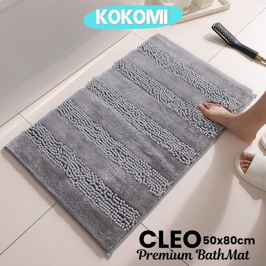 Jual KOKOMI Keset Kamar Mandi Cleo Ukuran Besar 50x80cm Premium Bathmat ...