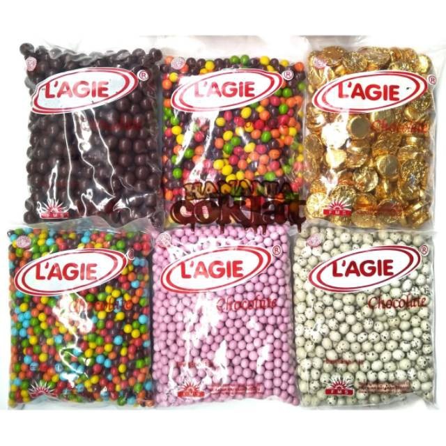 Jual Termurah Snack Cokelat Lagie Coklat Lebaran 1 kg cemilan Coklat ...