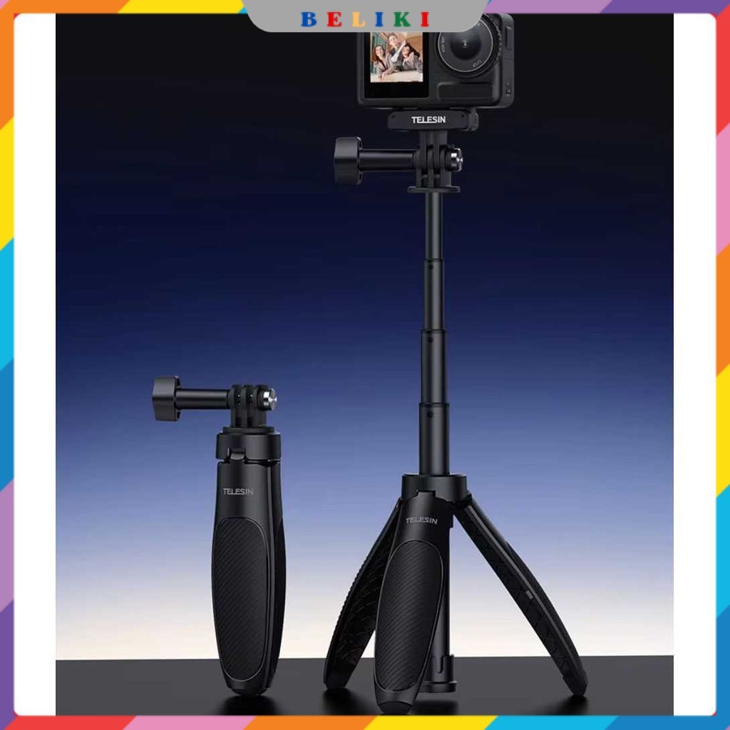 Jual TELESIN Tripod Mini Kamera Aksi Tongsis Monopod GoPro Insta360 ...