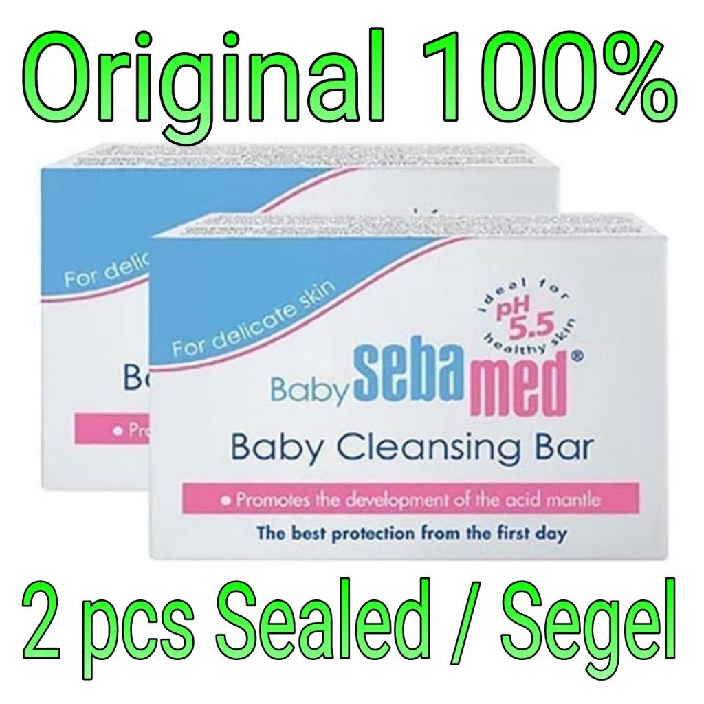 Jual 2PCS Sebamed Baby Bar Cleansing 100gr x 2 Isi Sabun Mandi Bayi ...