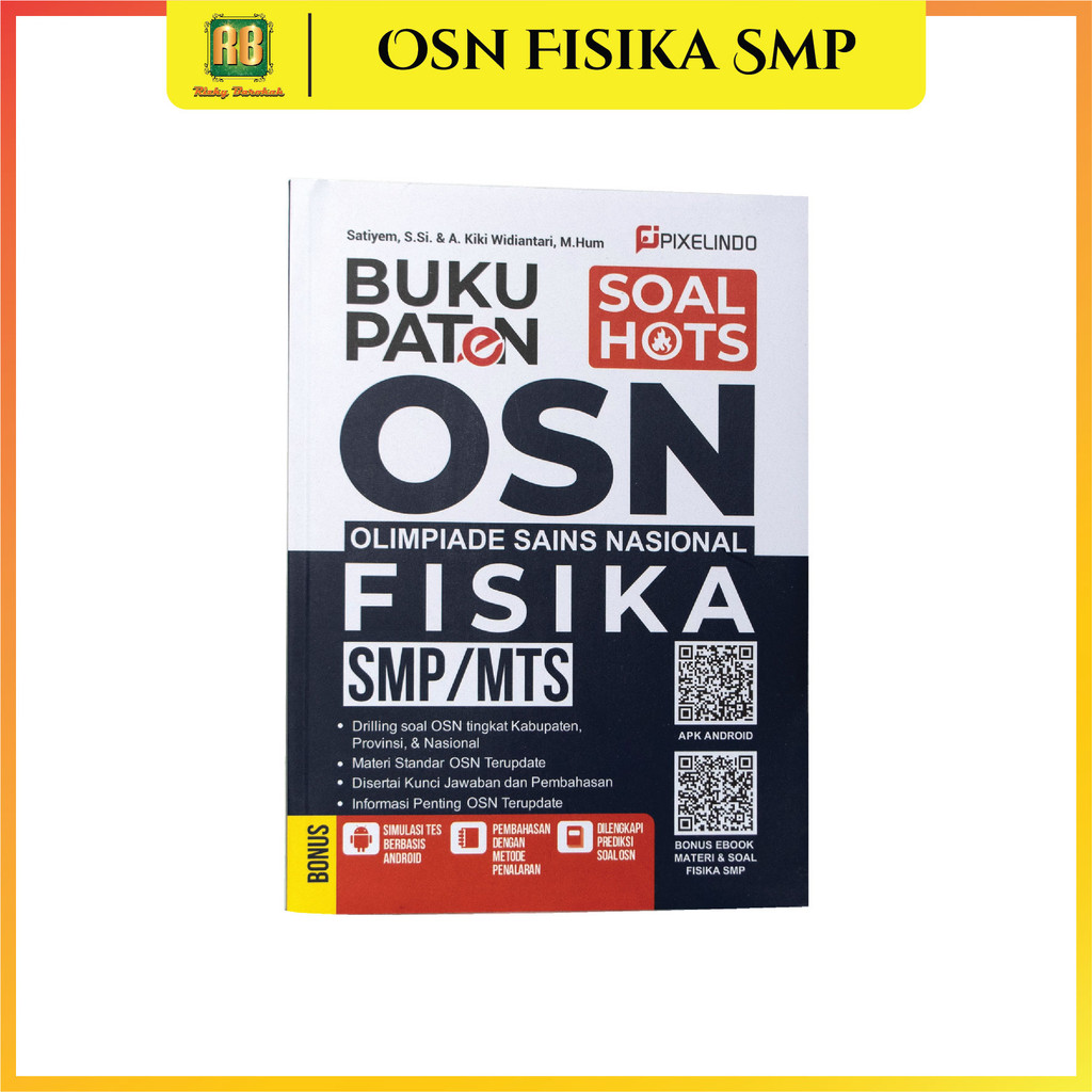 Jual Buku Paten Top Drilling Osn Fisika 2025 Lengkap Terbaru Soal Pengetahuan Persiapan Ujian ...