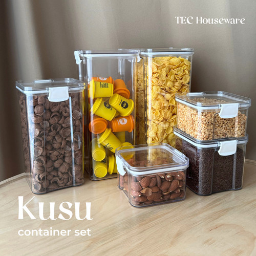 Jual Toples Akrilik Kotak Bening Kedap Udara Toples Kue 1300ml | Shopee ...