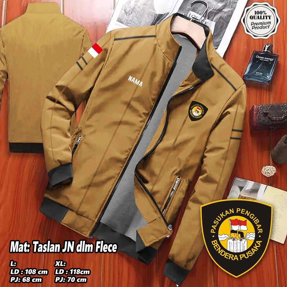 Jual BOSS JAKET PASKIBRAKA BAHAN PARASUT UNTUK PRIA DAN WANITA TERBARU ...