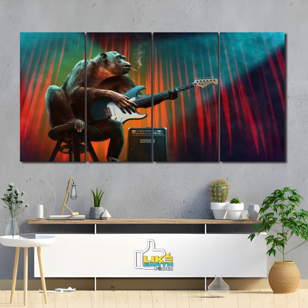 Jual Poster dinding live music 1 set custom wallpaper studio music hd ...