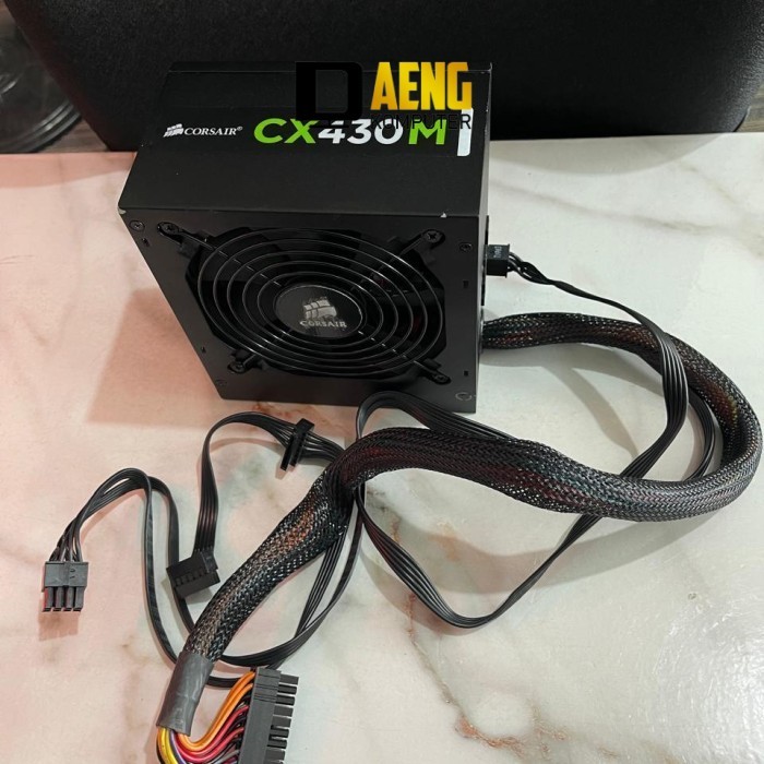 Jual PSU Power Suplay PC Merk Corsair tipe CX430M 430 Watt Mantap Murah ...