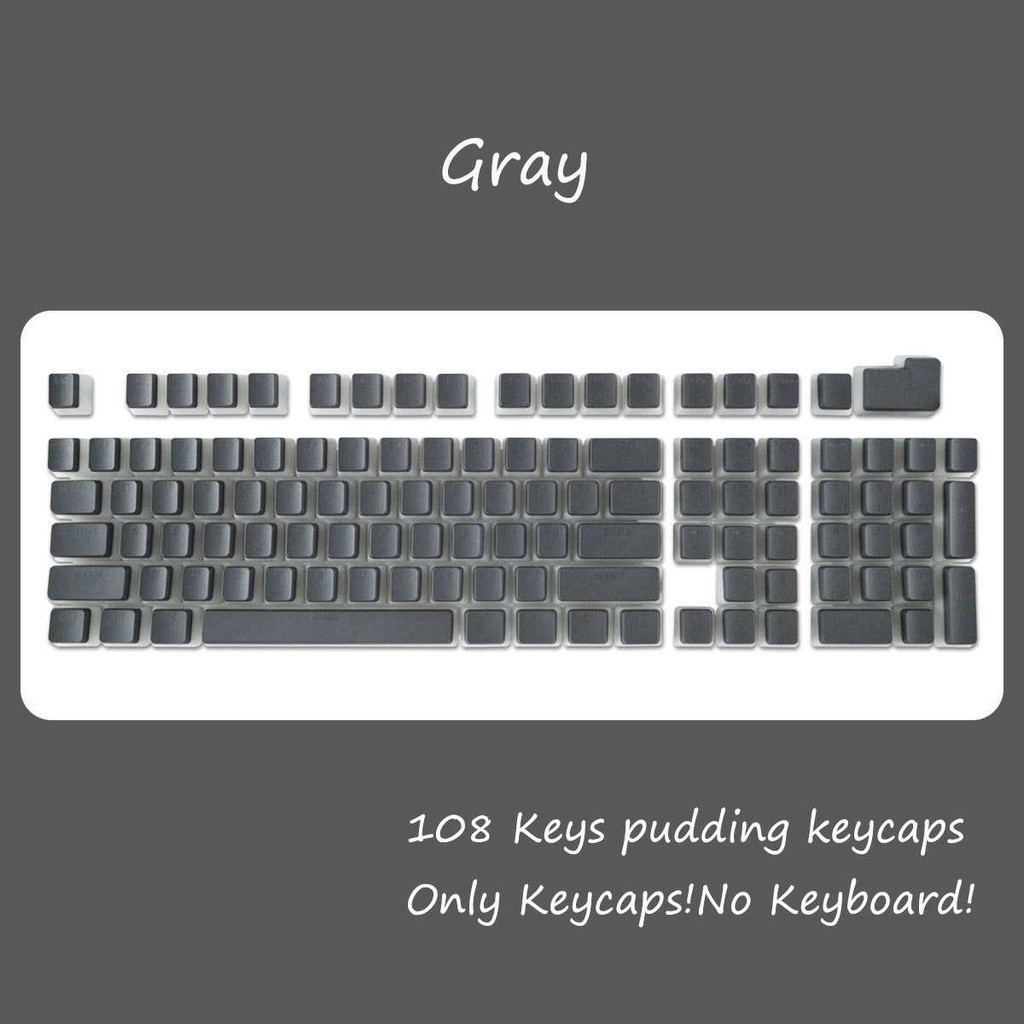 Jual Readson Keycaps Pudding Mechanical Keyboard PBT Doubleshot 108 ...