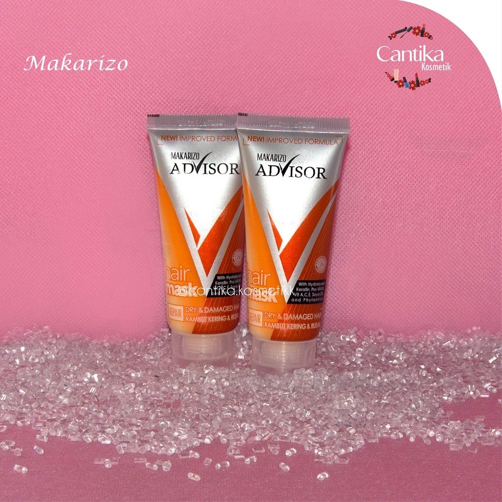 Jual ♥ CANTIKA ♥ MΛKΛЯIZӨ Makarizo hair repair mask advisor tube kuning ...
