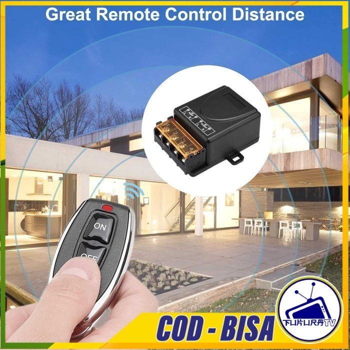 Jual remote jarak jauh saklar Lampu Rumah RF AC 220V 30A | Shopee Indonesia