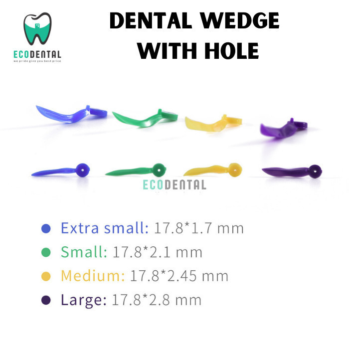 Jual Dental Wedge Isi 40pc Matrix Sectional Contoured Palodent V3 Style ...