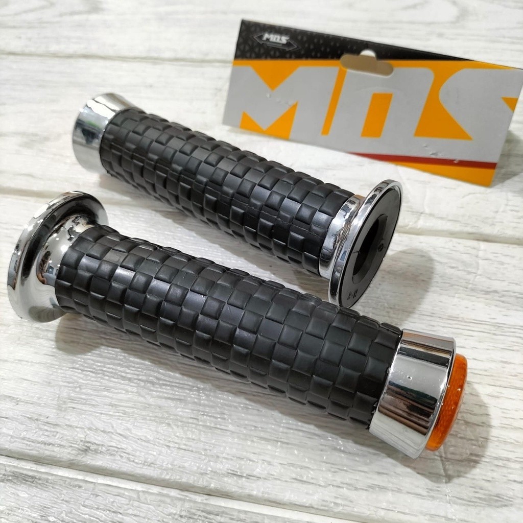 Jual Handgrip Mata Kucing MOS Classic XL Hanfat Grip Klasik Custom CB ...