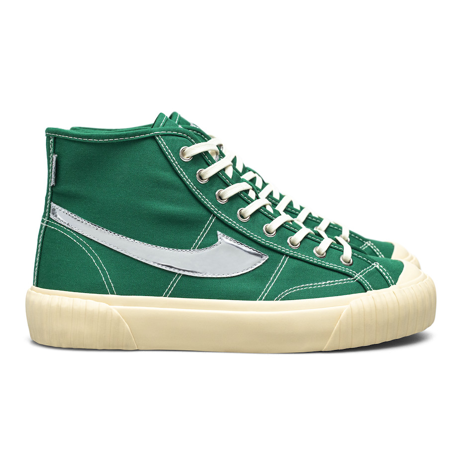 Jual Sepatu Compass Vintage 25th Hi Green Silver | Shopee Indonesia