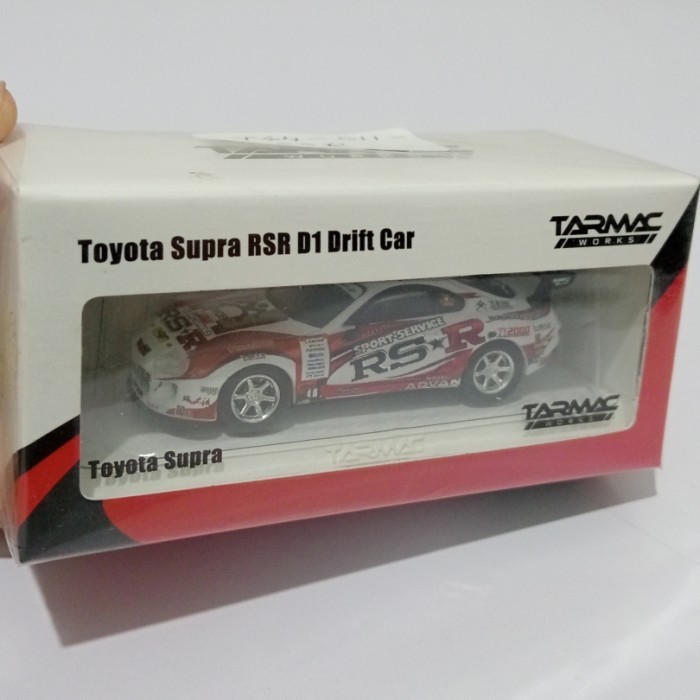 Jual Tarmac Toyota Supra RSR D1 Drift Car 1:64 -T64-011-RSR | Shopee ...