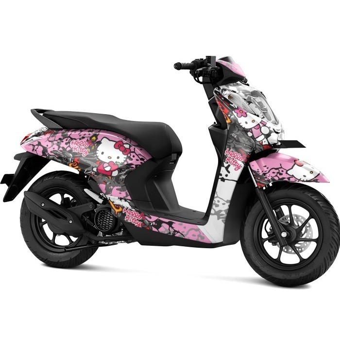 Jual Decal Genio Full Body Stiker Motor Genio Full Body Tahun 2019 2020 2021 2023 Hello Kitty 6 ...