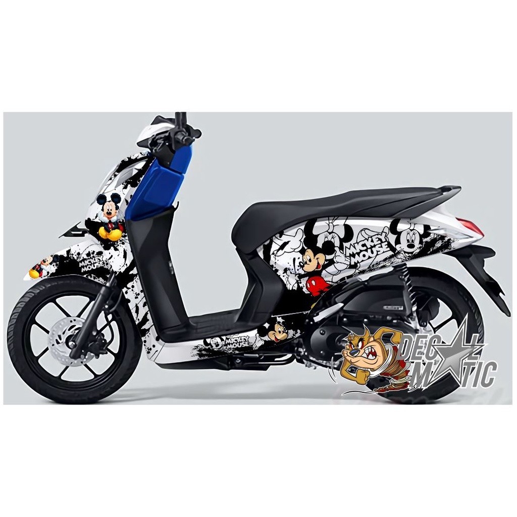 Jual Decal Genio Full Body Stiker Motor Genio Full Body Tahun 2019 2020 ...